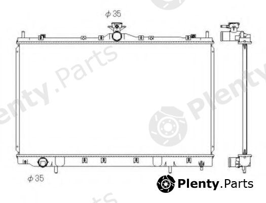 NRF part 53431 Radiator, engine cooling - Plenty.Parts