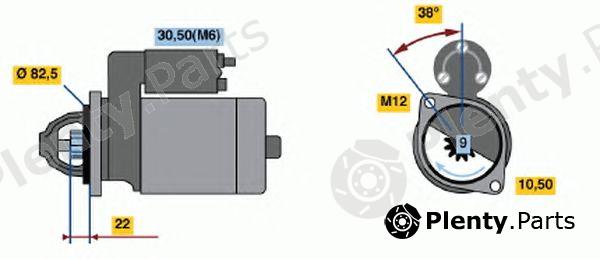 BOSCH part 0001107015 Starter - Plenty.Parts